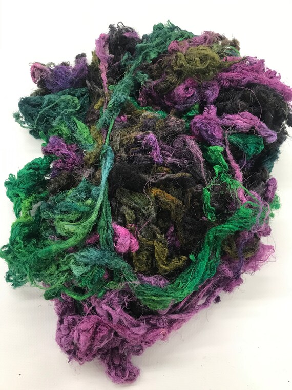 Hand Dyed Silk Mulberry Throwster Fiber for Felting Spinning - Etsy