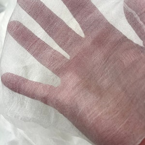 Undyed Margilan Silk Fabric, Natural,sparse, Scrim, Rarefied, Nuno ...