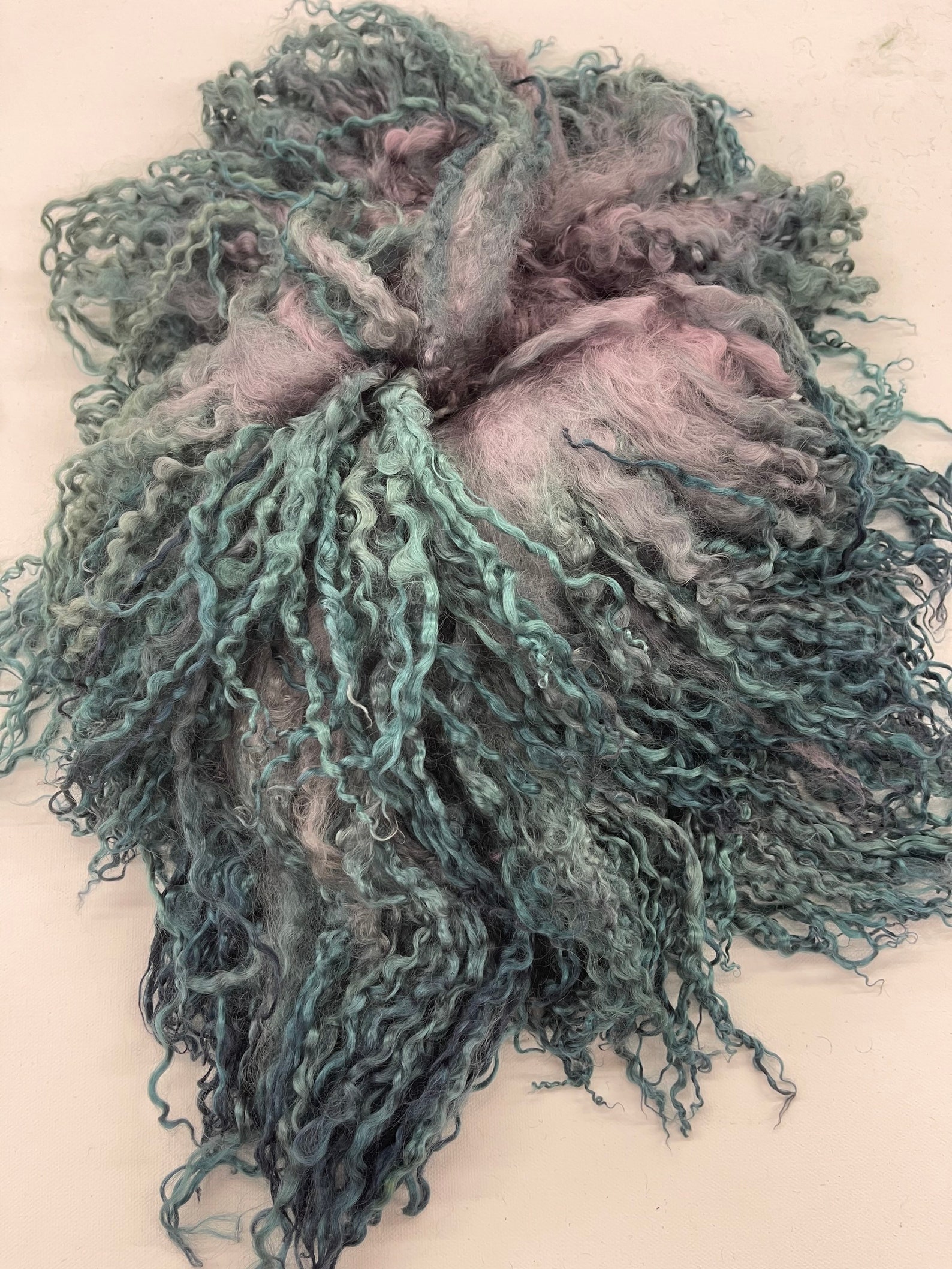 Hand Dyed Teeswater Long Wool Locks for Felting Spinning | Etsy