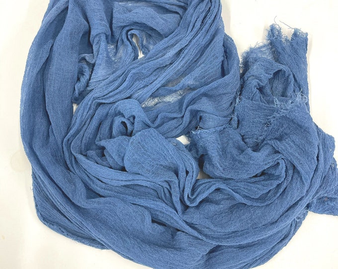 Hand Dyed Cotton Gauze Fabric Handmade Fiber Art Supplies | Etsy