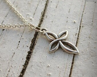 Sterling Silver Celtic Infinity Cross Double Sided - Etsy