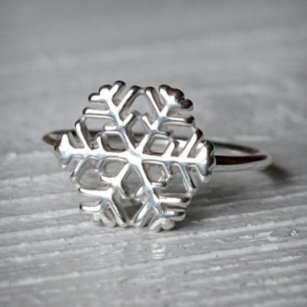 Snowflake Ring - Etsy