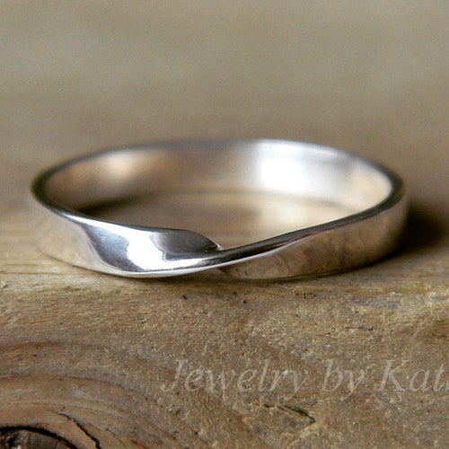 Mobius Ring Moebius Ring Infinity Ring Silver Twisted Ring - Etsy