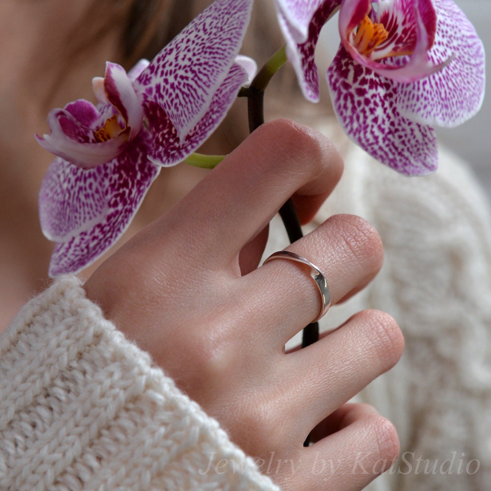 Mobius Ring Moebius Ring Infinity Ring Silver Twisted Ring | Etsy