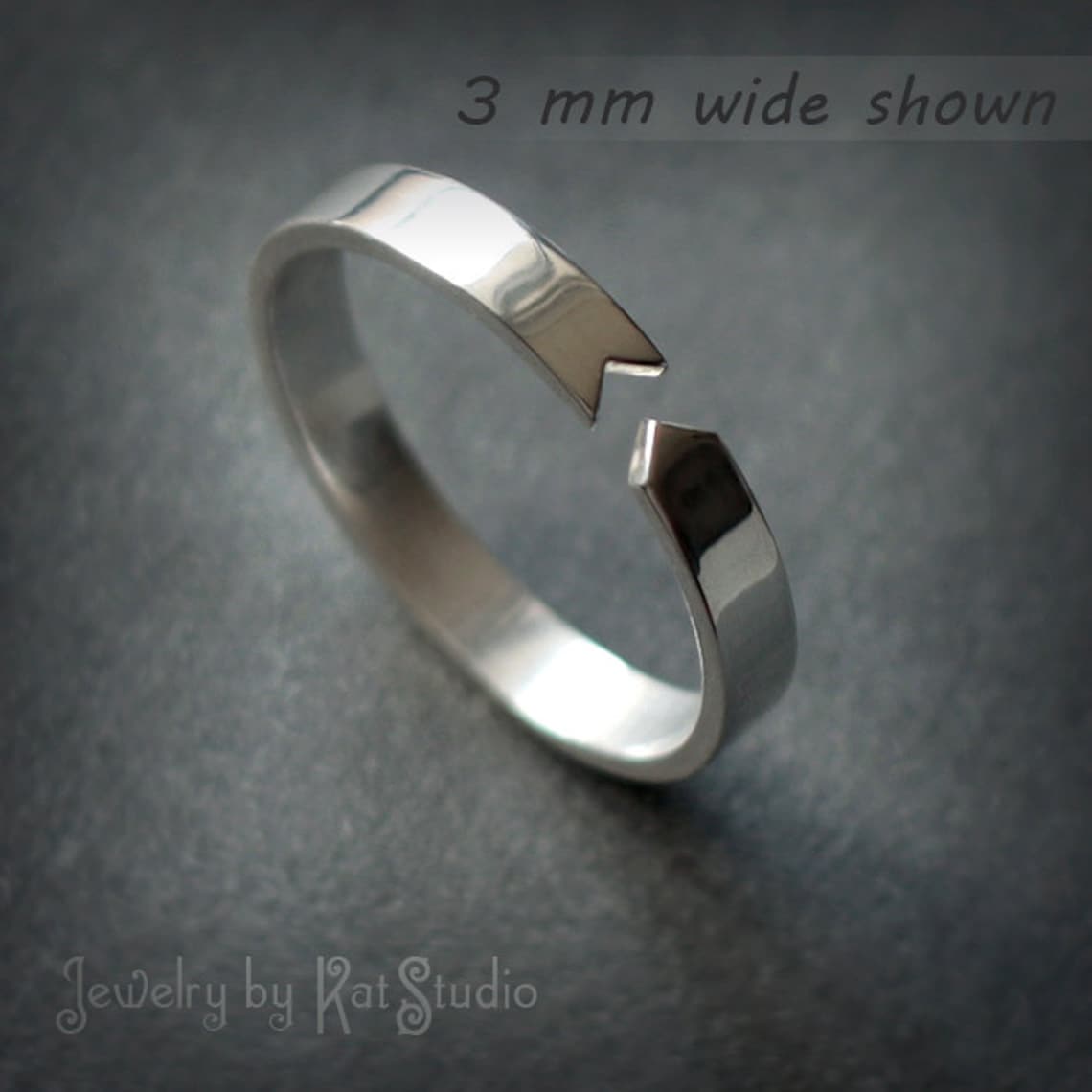 Arrow Ring Open Ring Unisex Ring Silver Arrow Sterling - Etsy