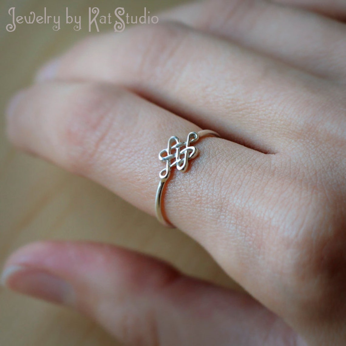 Infinity Celtic Knot Ring Infinity Knot Love Knot Ring | Etsy
