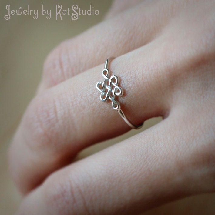 Infinity Celtic Knot Ring Infinity Knot Love Knot Ring | Etsy