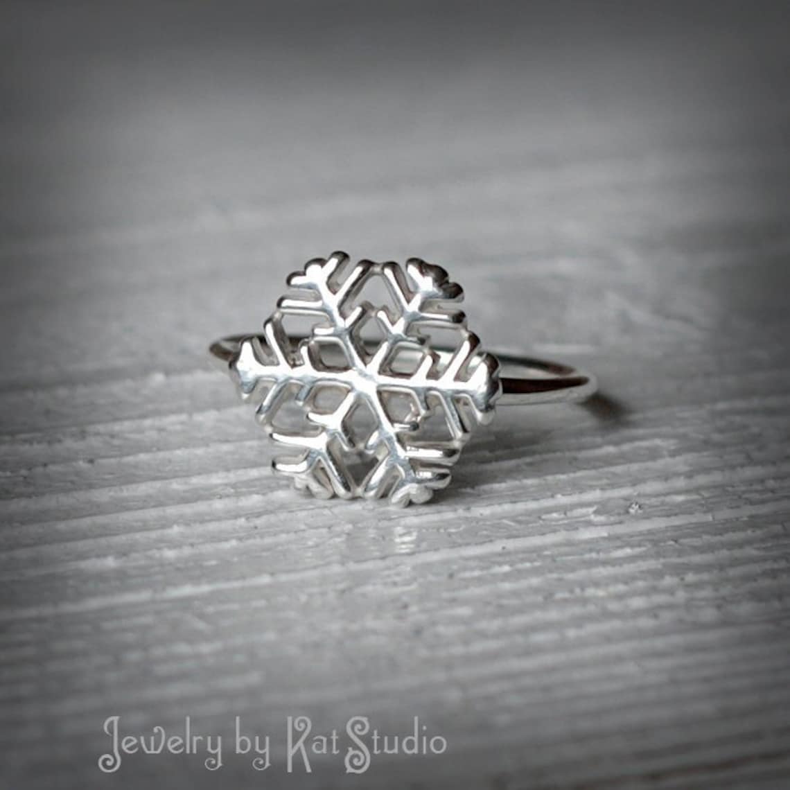 Snowflake Ring Silver Snowflake Christmas Jewelry Winter - Etsy