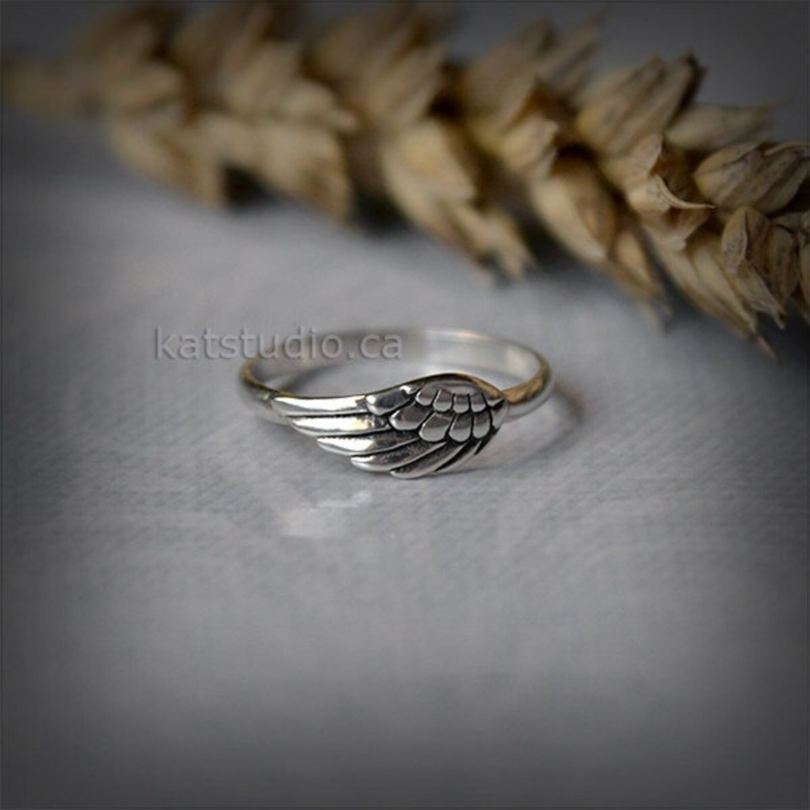 Angel Wing Ring Silver Wing Wing Ring Recycled Sterling | Etsy