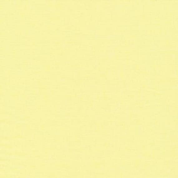 Light Yellow Organic Cotton Fabric by Cloud9 Fabrics Glow - Etsy