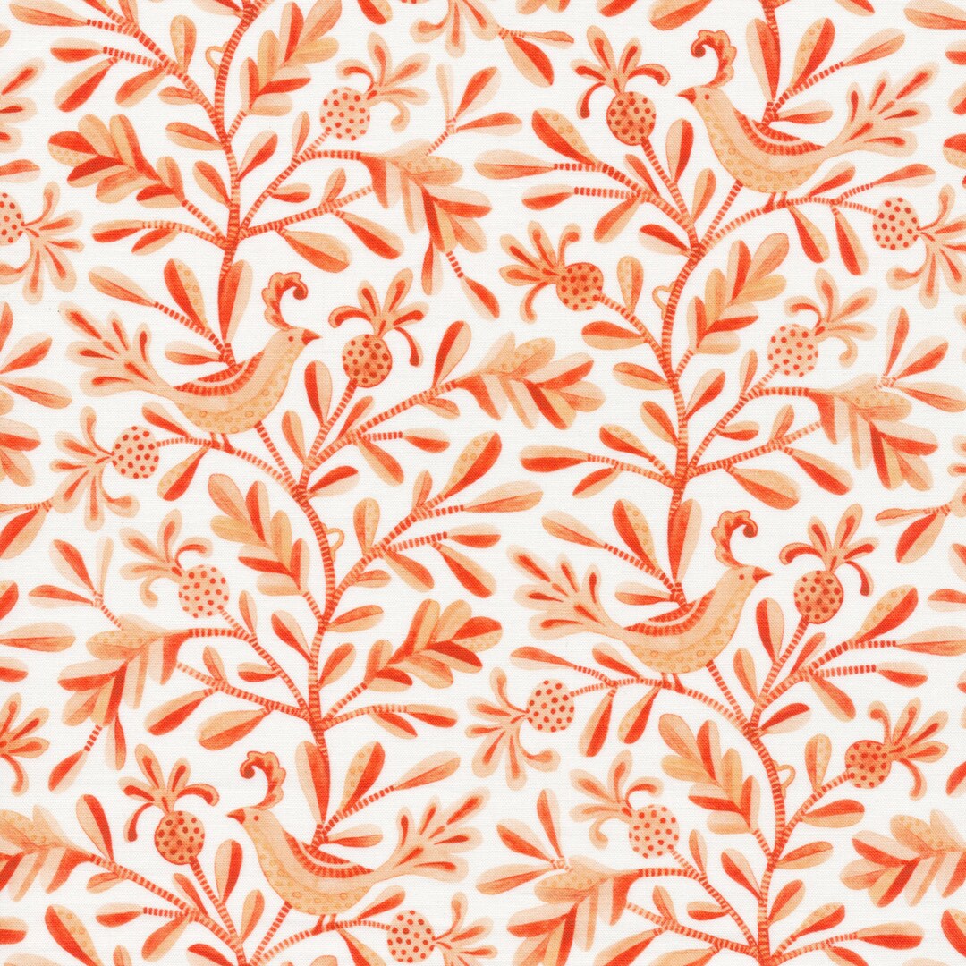 EOB 1 Yard + 21”, Bird Fabric, Cloud 9 Organic Cotton, Linnea, Birds ...