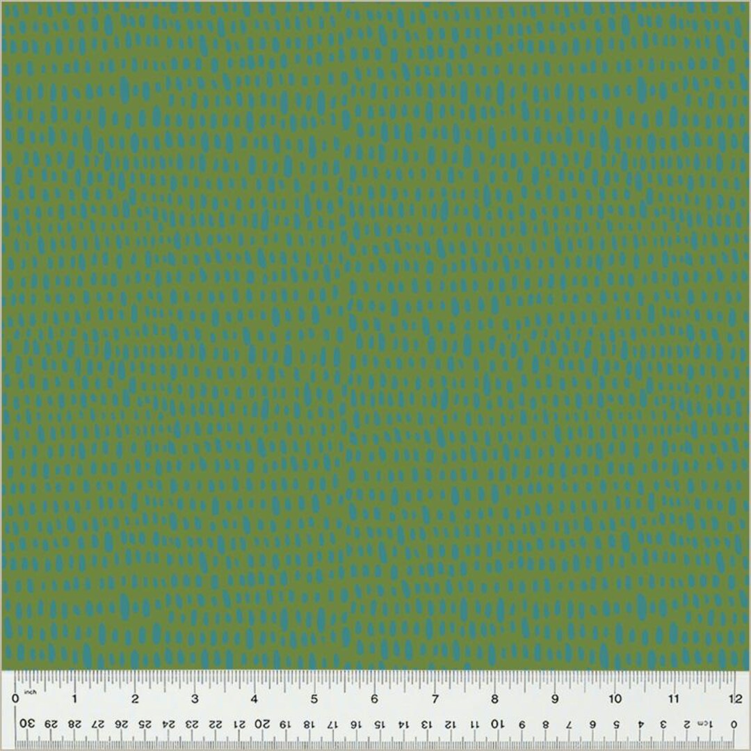 Monaluna Organic Cotton Fabric, Rainfall in Pond From the Moonlit ...