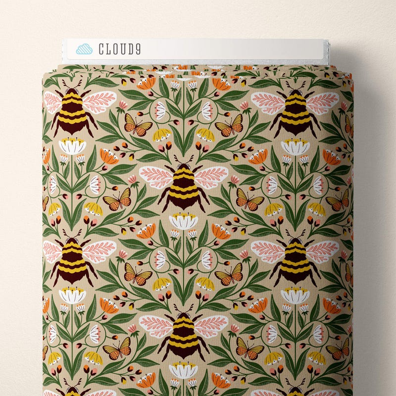 Honey Bee Fabric - Etsy