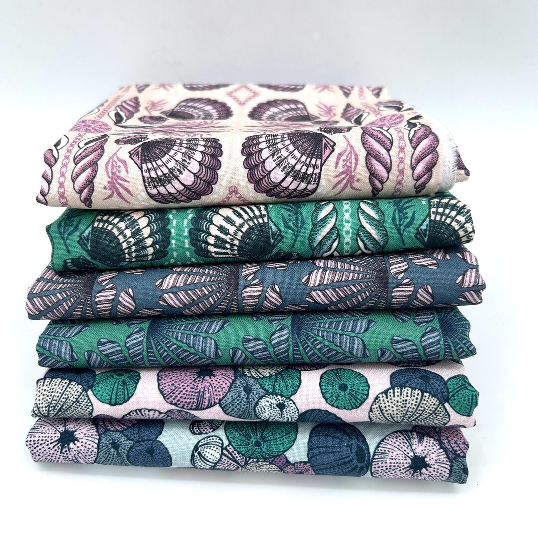 Fabric Bundle, 6 Fat Quarters or 6 Half Yards, Cloud 9 Organic Cotton ...