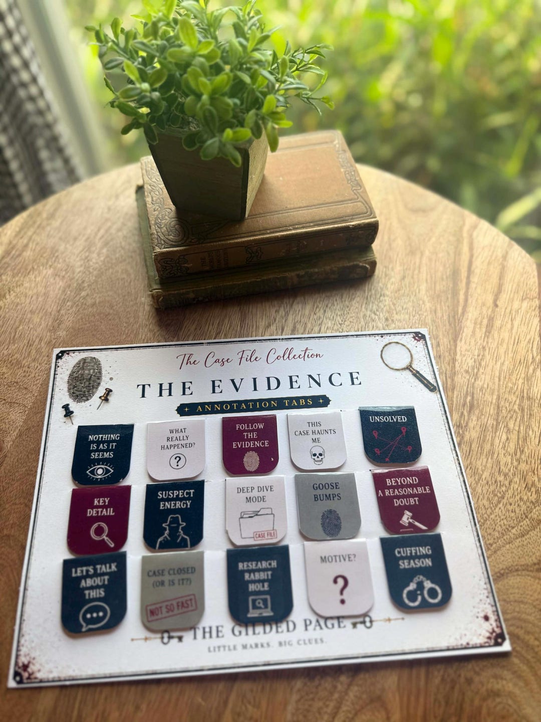 True Crime Annotation Tabs | Mystery Thriller Reader Book Marks - Etsy