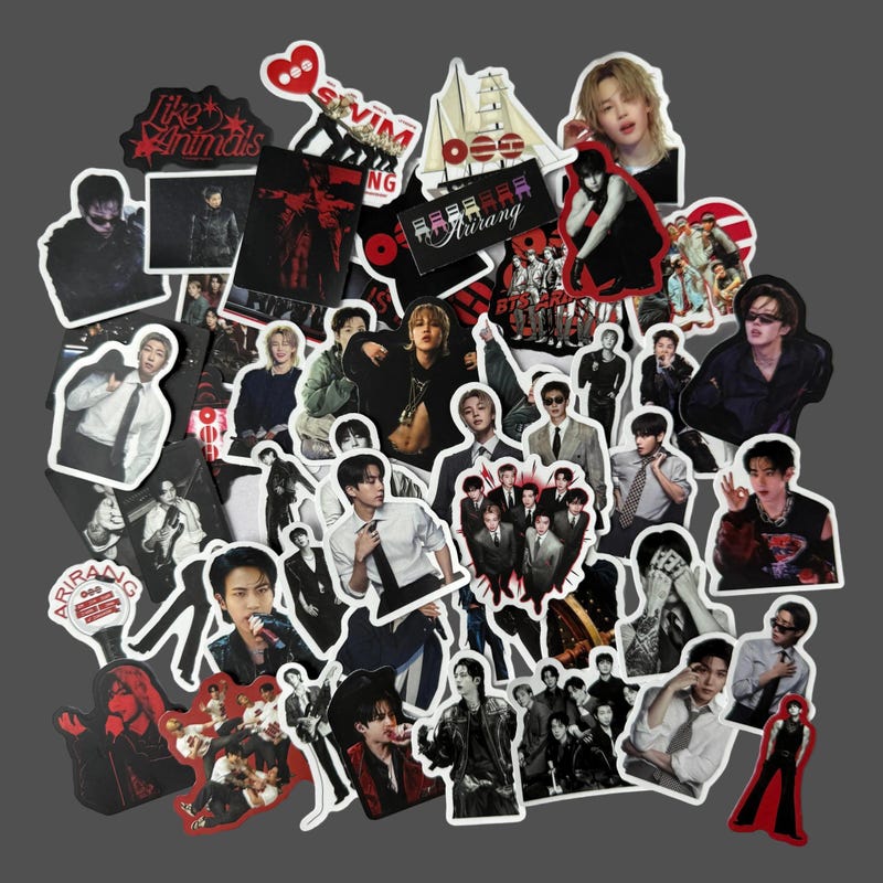 Waterproof Korean Sticker - Etsy