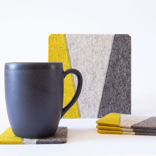 Gray Coasters - Etsy