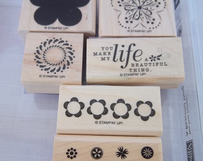 Stampin up Stamp Set - A Beautiful Thing - Rubber Stamp Set - Etsy