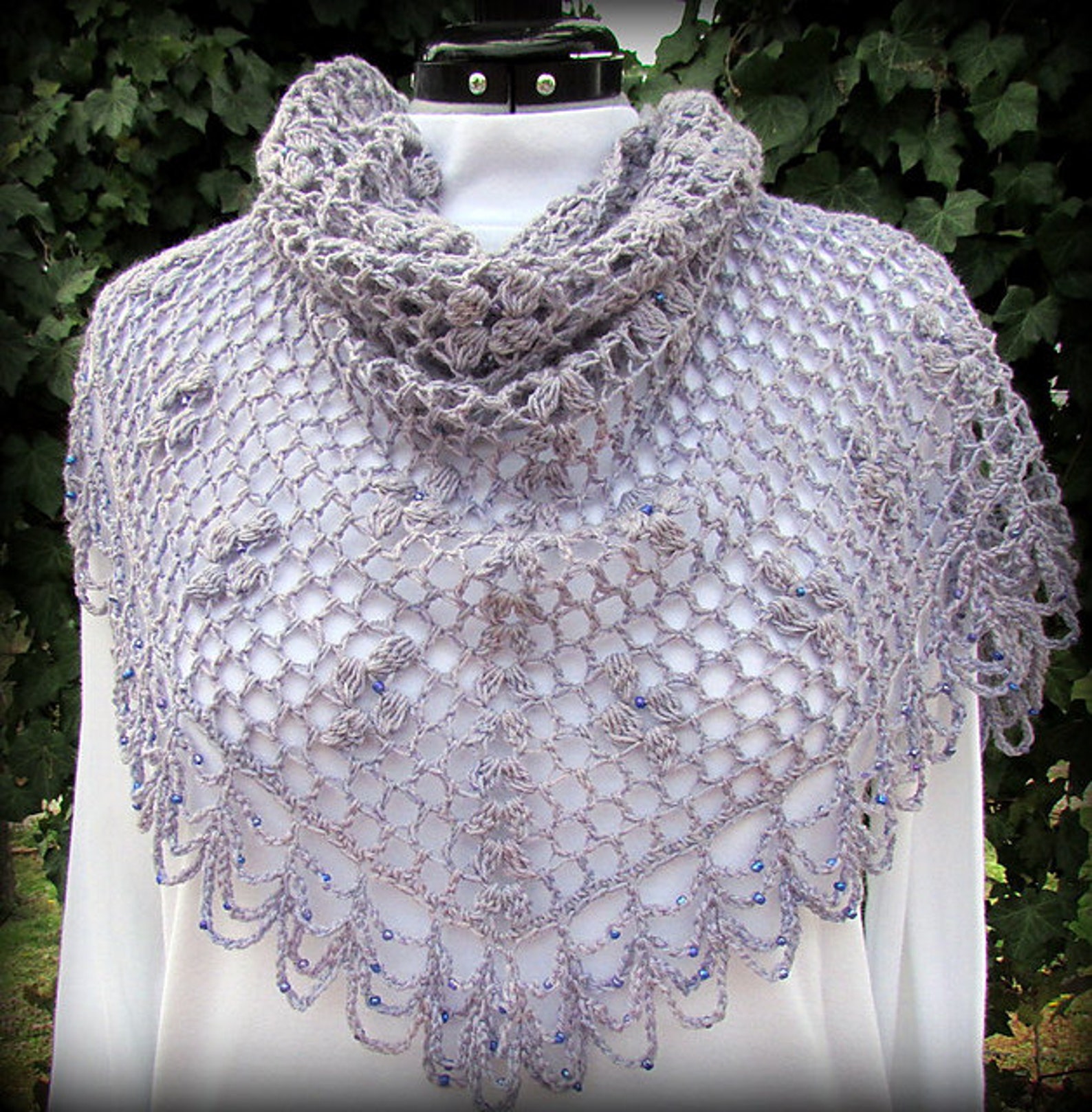 Pattern Only -lady Viola Shawl Pattern Crochet Pattern Lace Shawlette ...