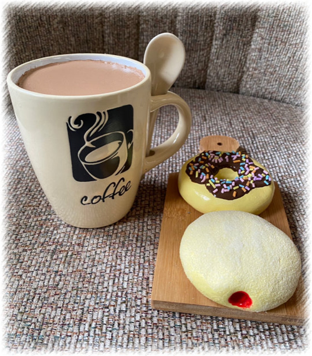 Fake Coffee and Donuts Fake Coffee Coffee Cup Fake Donuts - Etsy