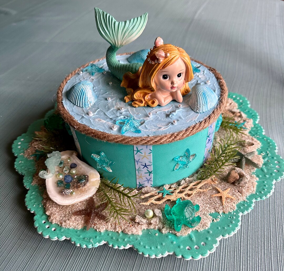 Mermaid Cake, Fake Mermaid Cake, Beach Cake, Mermaid, Fake Food ...