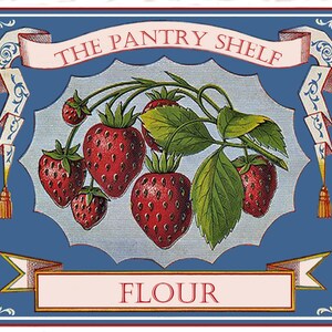 Instant Download 8 Digital Pantry Labels, Graphics, Images 4 X 3.2 300 ...