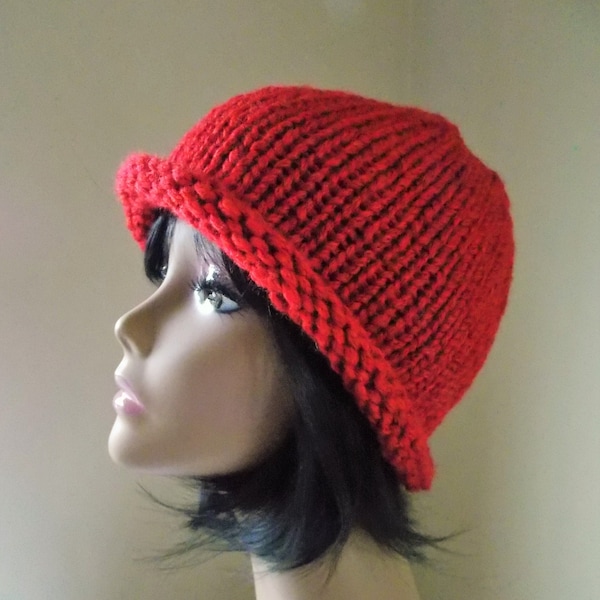 Red Woolly Hat - Etsy