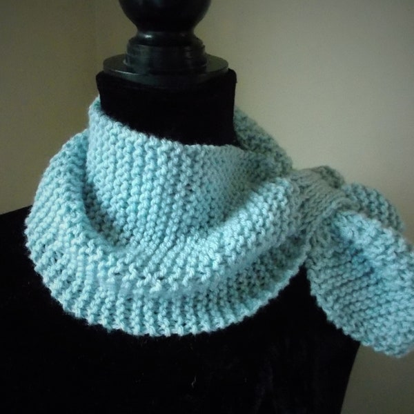 Knit Keyhole Scarf - Etsy
