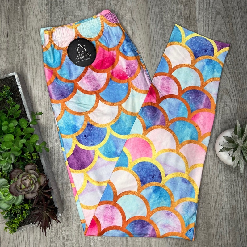 Scale Leggings - Etsy