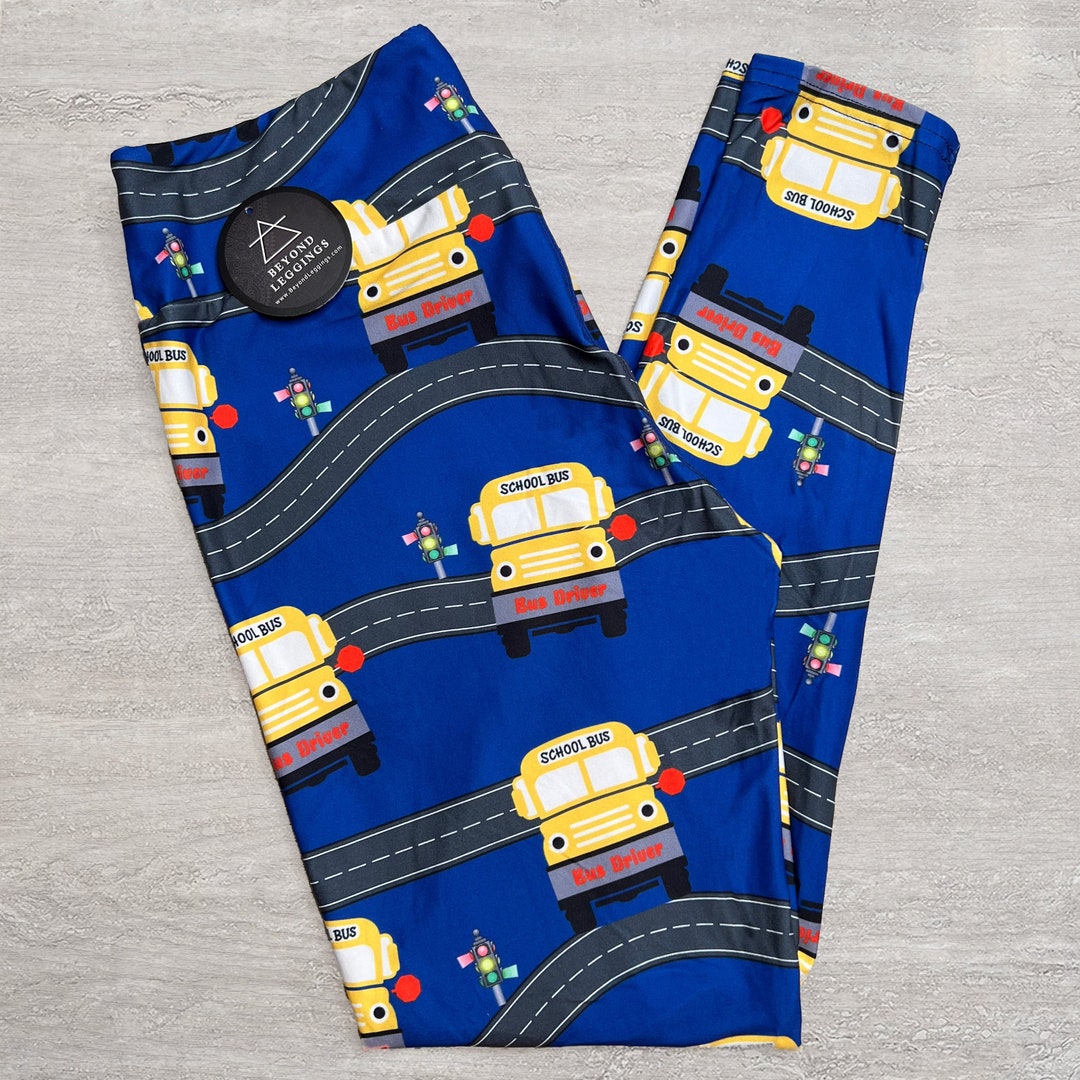 School Bus Driver Leggings - Etsy
