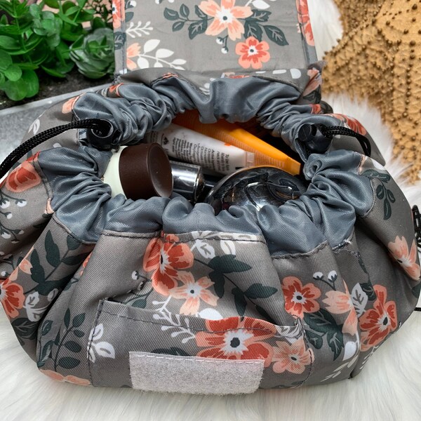 Drawstring Makeup Bag - Etsy