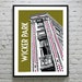 WICKER PARK Chicago Neighborhood Poster - Etsy