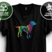 Tie Dye Labrador Retriever T-shirt Gift Many Colors Rinspun Cotton ...