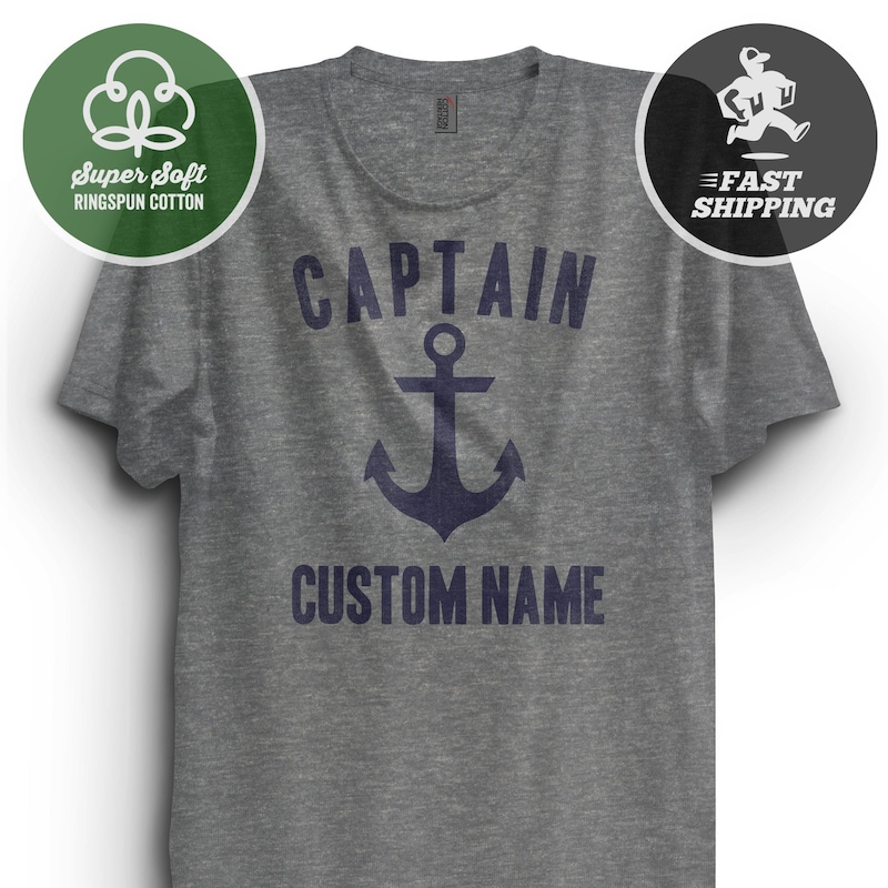 Custom Captain Shirts - Etsy