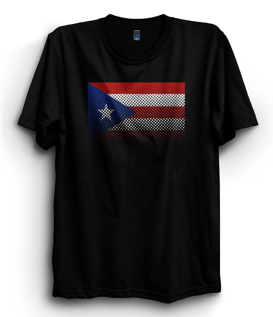 Puerto Rico Flag T-shirt Puerto Rico Tshirt Premium Ringspun - Etsy