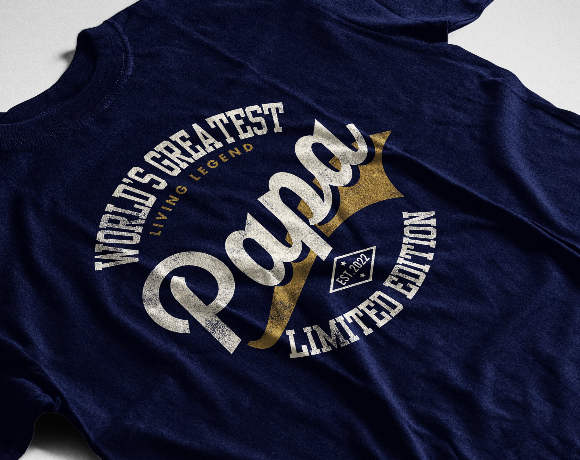 World's Greatest Papa T-shirt Father's Day Shirt for Dad Birthday Gift ...