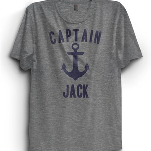 Personalized Boat Captain T-shirt, Captain Tshirt, Premium Ringspun ...