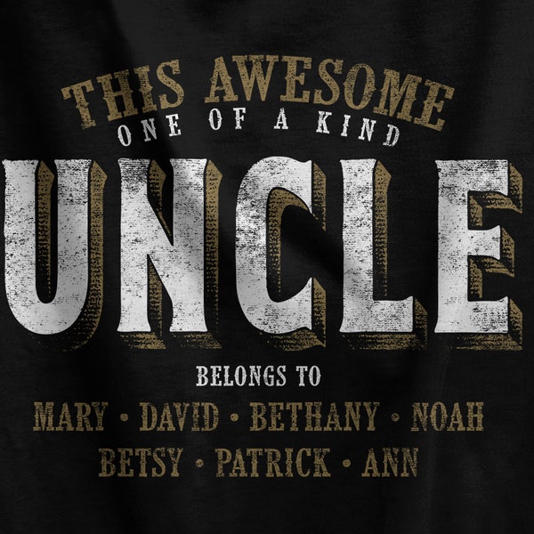 Uncle Shirt - Etsy