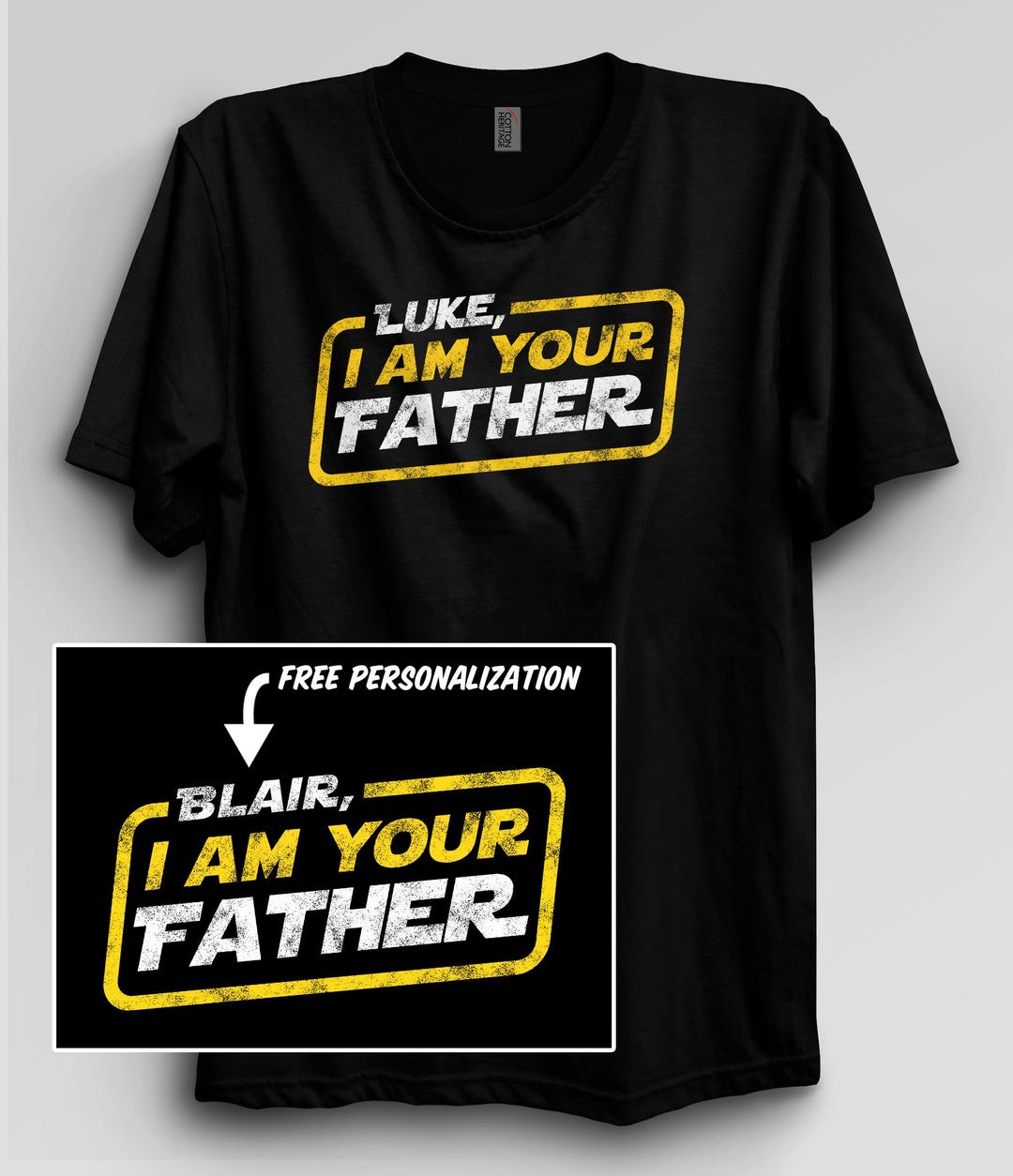 Personalized I Am Your Father Shirt | Father's Day Gift | Funny Star ...