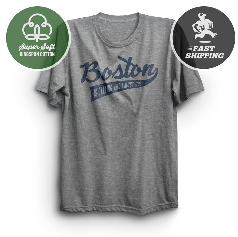 Boston is Calling and I Must Go T-shirt Boston Shirt Premium | Etsy