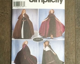 Hooded Cape Set by Teresa Nordstrom Simplicity 5794 Uncut Pattern - Etsy