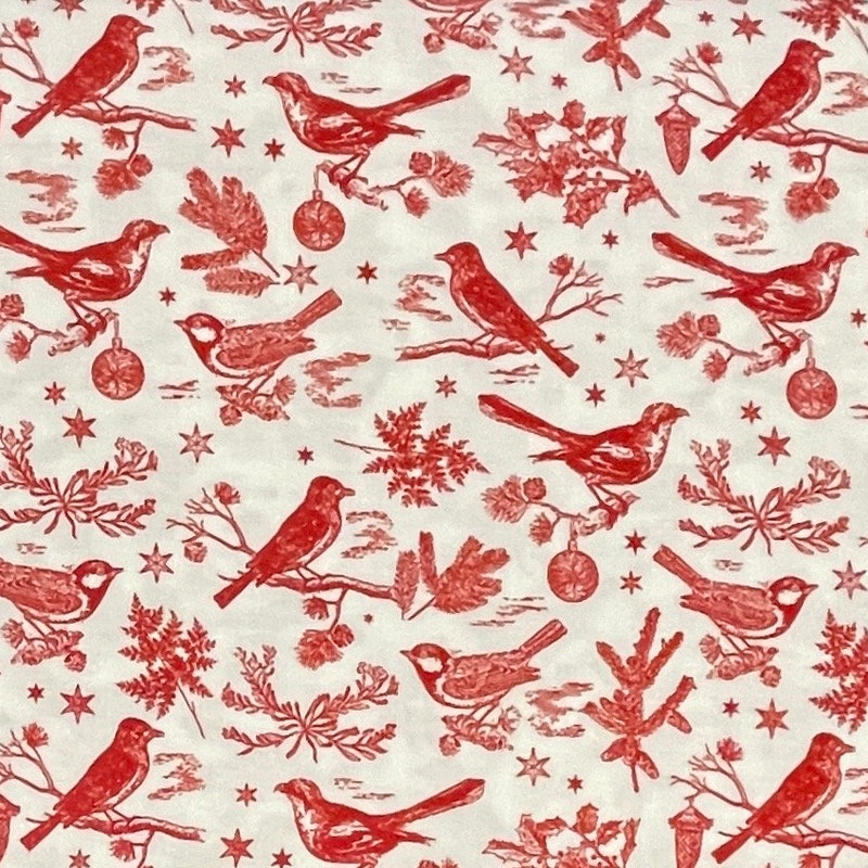 Vintage Fabric Birds - Etsy