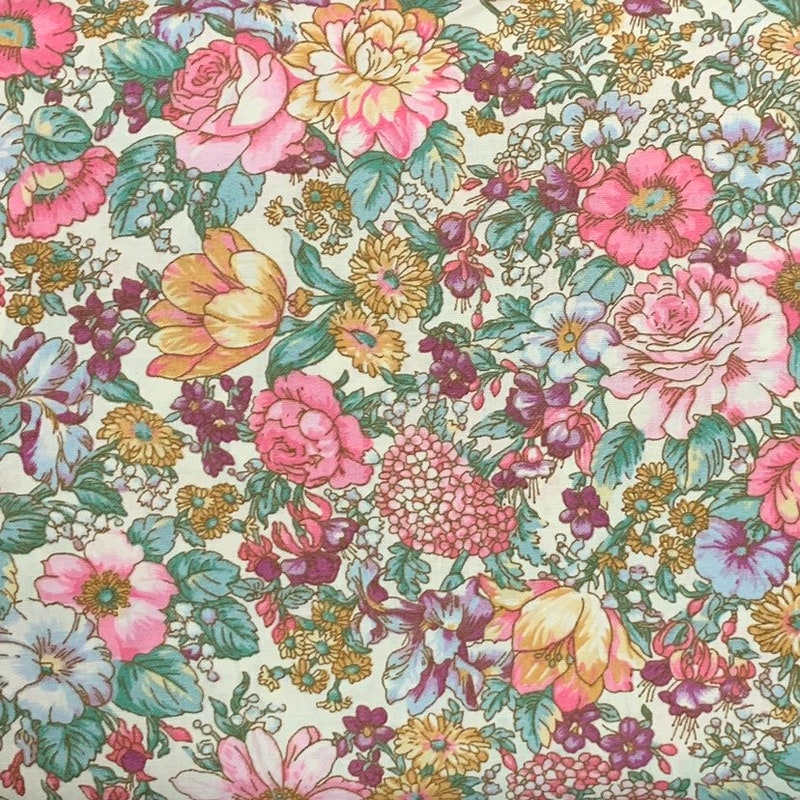 Vintage Floral Fabric - Etsy