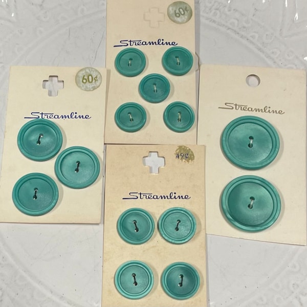 Turquoise Buttons - Etsy