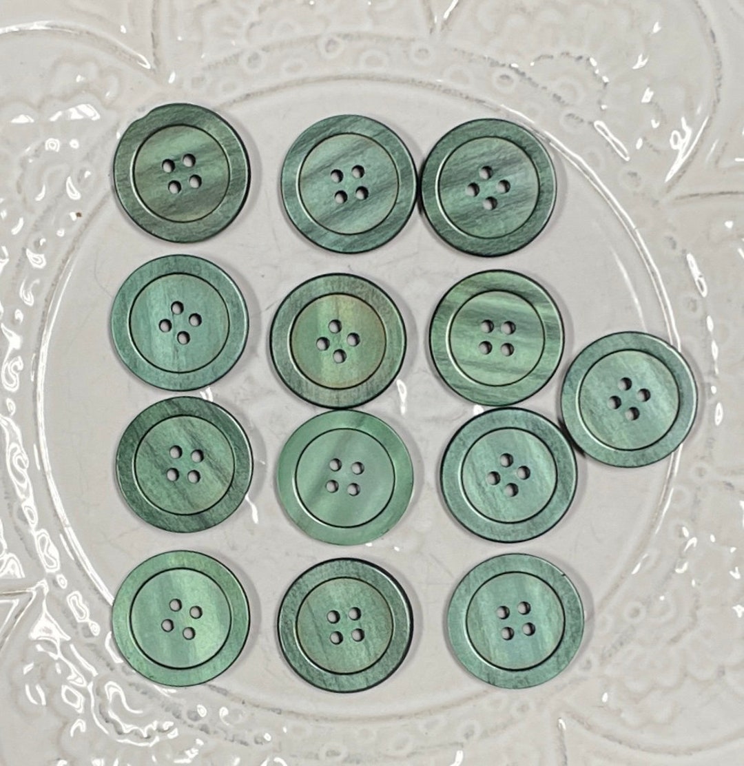 Vintage Loose Green Buttons - Etsy