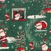 Santa Claus Cotton Fabric, Twas, Riley Blake, Silver Metallic Accents ...