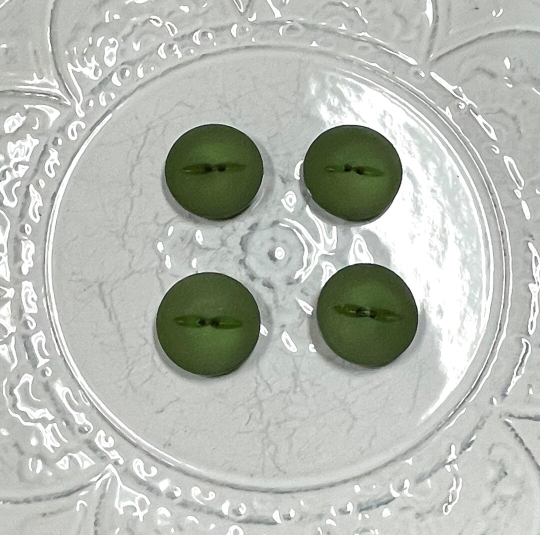 Vintage Green Loose Buttons - Etsy