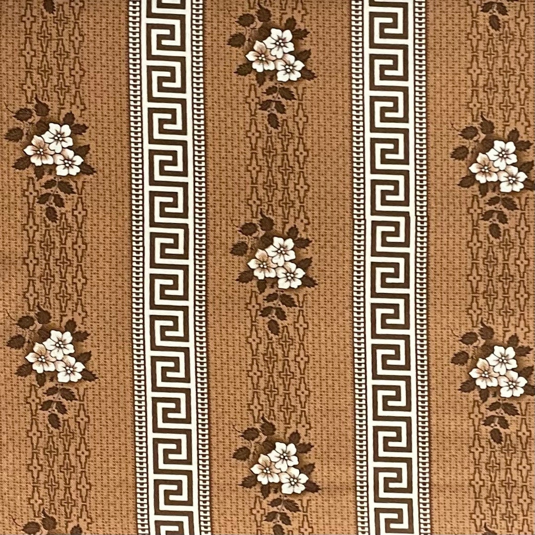 Brown Calico Fabric, Floral, Andover Fabrics, Di Ford Hall, Anne ...