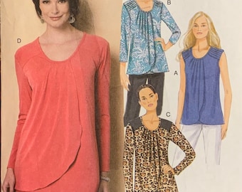 Uncut Butterick Sewing Pattern 5046 Misses' Top, Dress and Pants. Multi ...