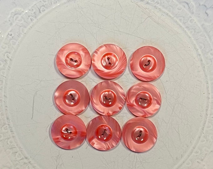 Vintage Loose Pink Buttons - Etsy